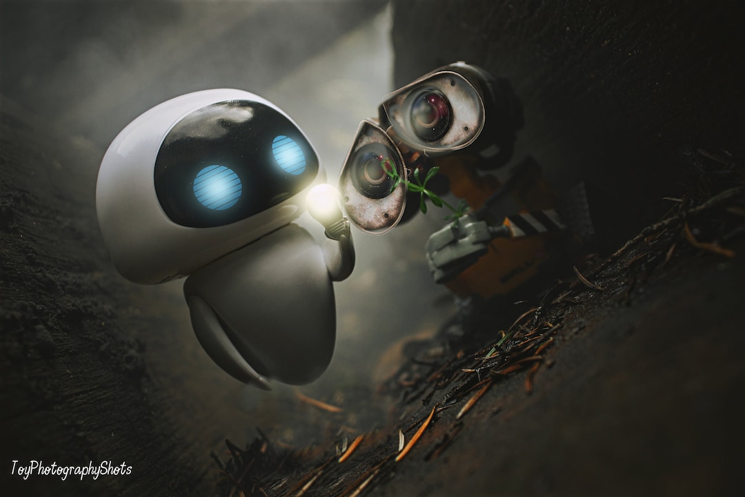 Wall-e Fan Art Physical Print Wall-e and EVE - Etsy