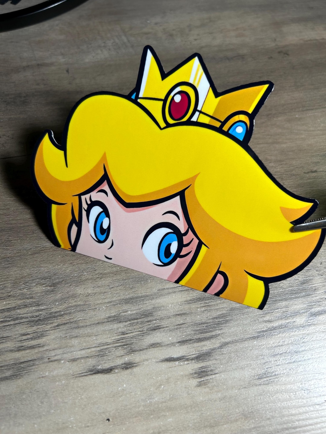 Pink Princess Peeker Sticker - Etsy