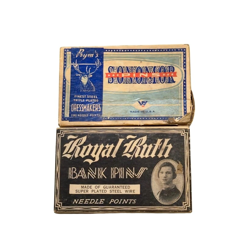 Antique Needle Box - Etsy