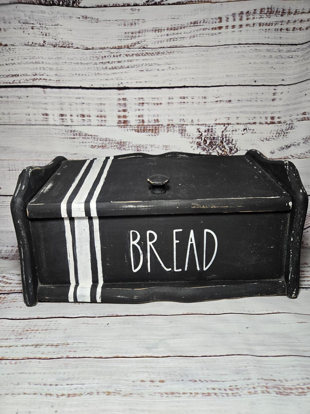 Vintage Farmhouse Painted Bread Box, Vintage Bread Box, Vintage ...