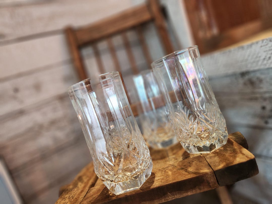 Vintage Crystal Cristal D'arques Crystal Ashley Pattern Highball ...