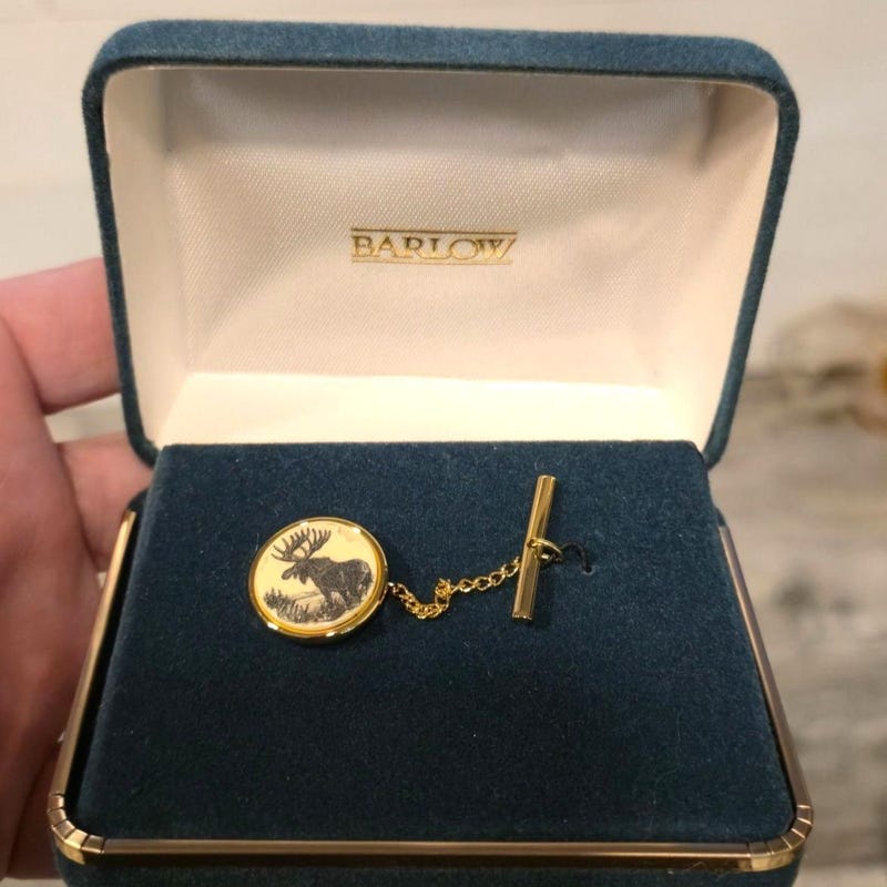 Tie Pin Box Vintage - Etsy