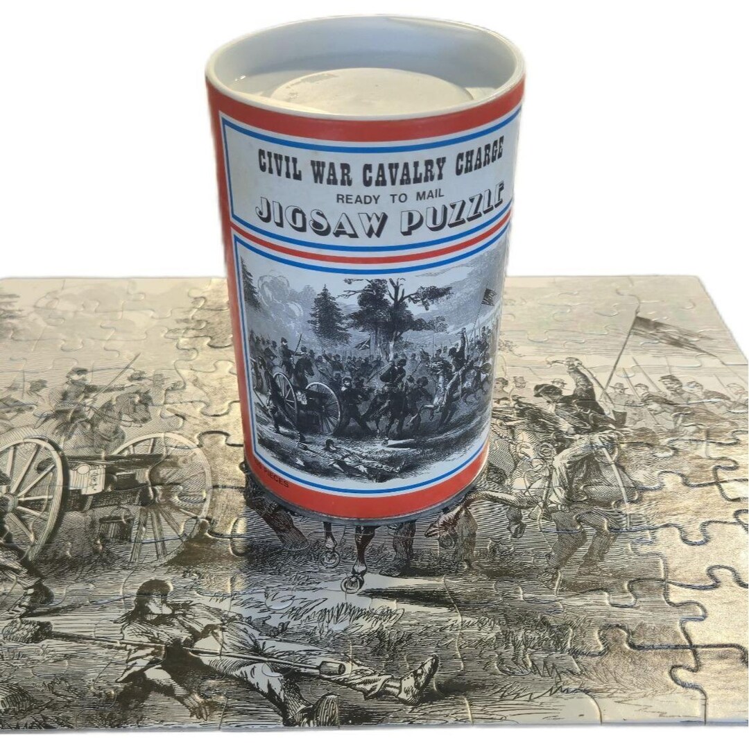 Vintage 1972 Gettysburg, PA Civil War Battle Jigsaw Puzzle 100pc 10x13 ...