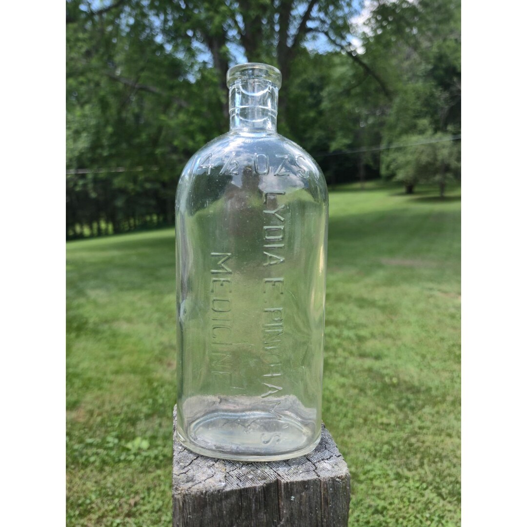 Antique Lydia E Pinkham's Medicine Bottle 14.5 Oz Tonic Medical ...