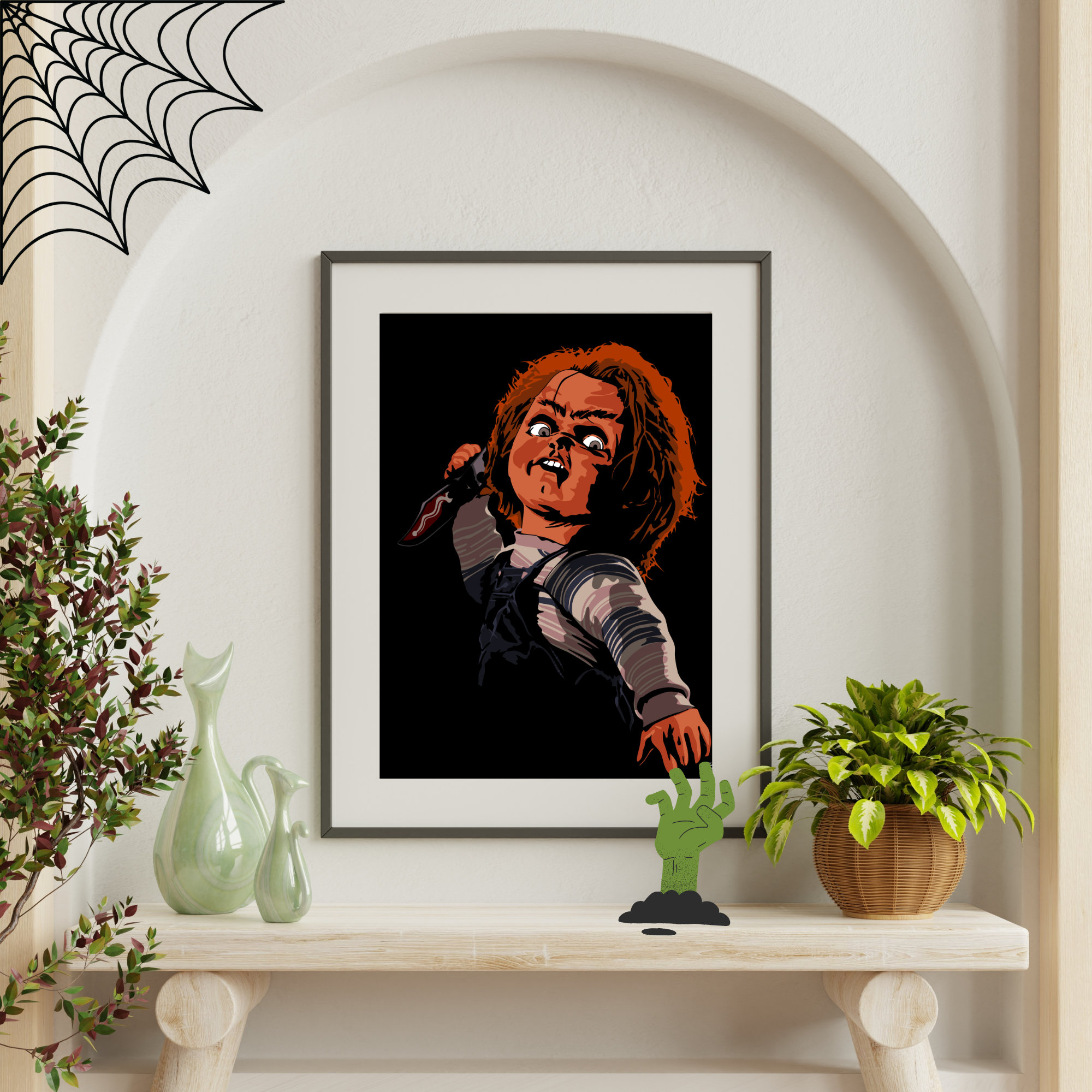 Chucky Poster, Chucky Horror Movie, Halloween Chucky Wall Art, Chucky ...