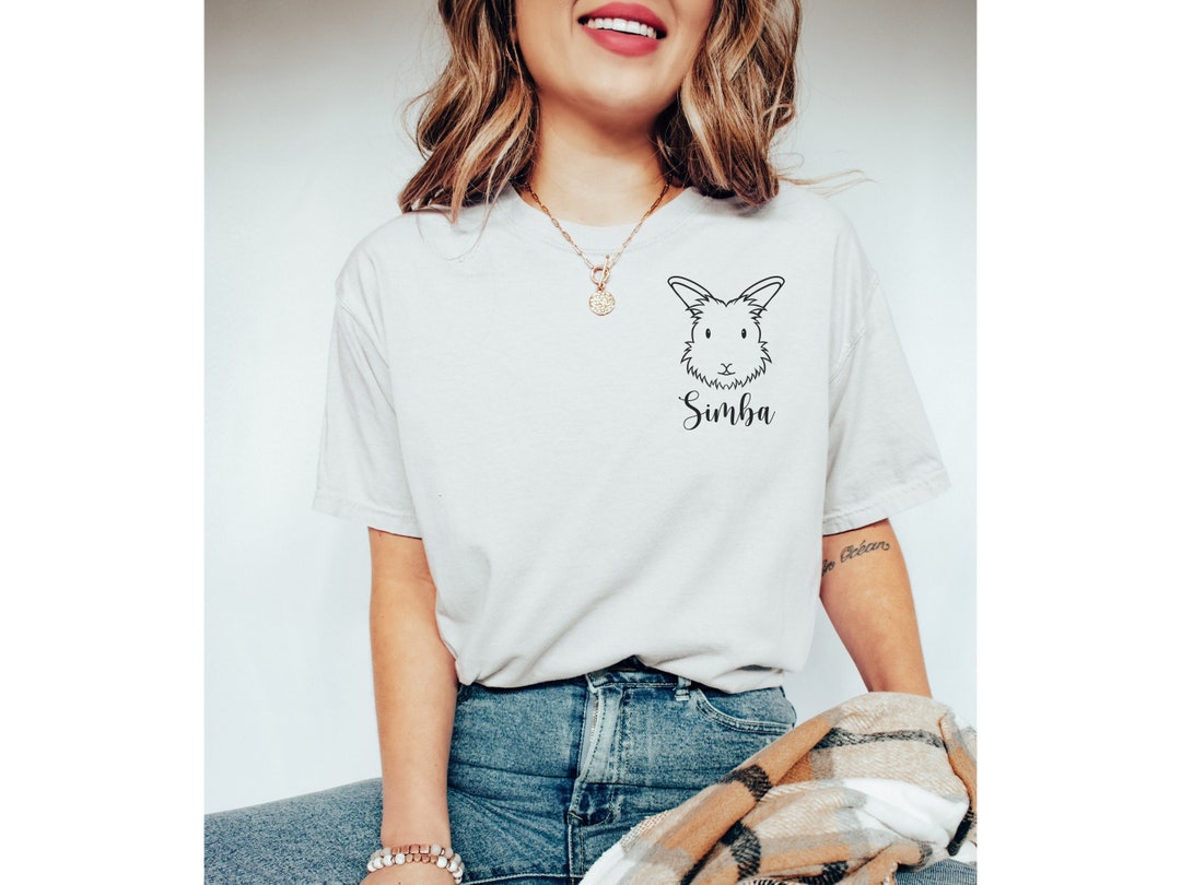 Custom Bunny Mom T-shirt, Bunny Mom Gifts, Lionhead Bunny Gift ...