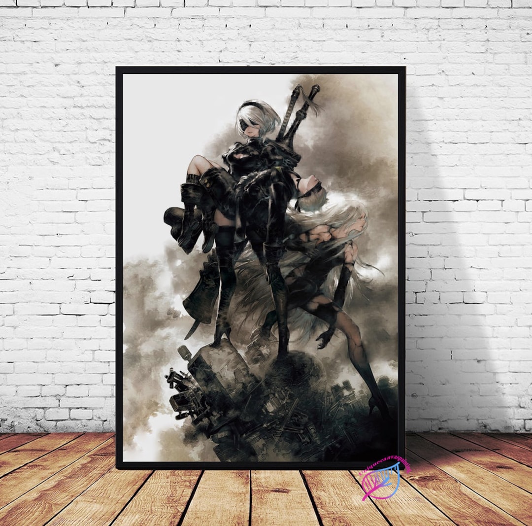 Nier Automata Game Poster Poster Canvas Wall Art Home Decor no Frame - Etsy