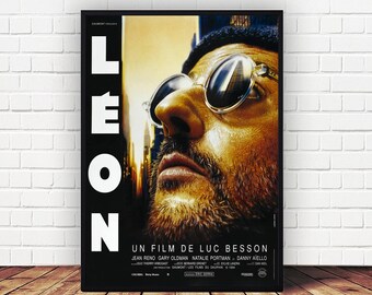 Leon the Professional Movie Poster Canvas Wall Art Family Bedroom Decor ...
