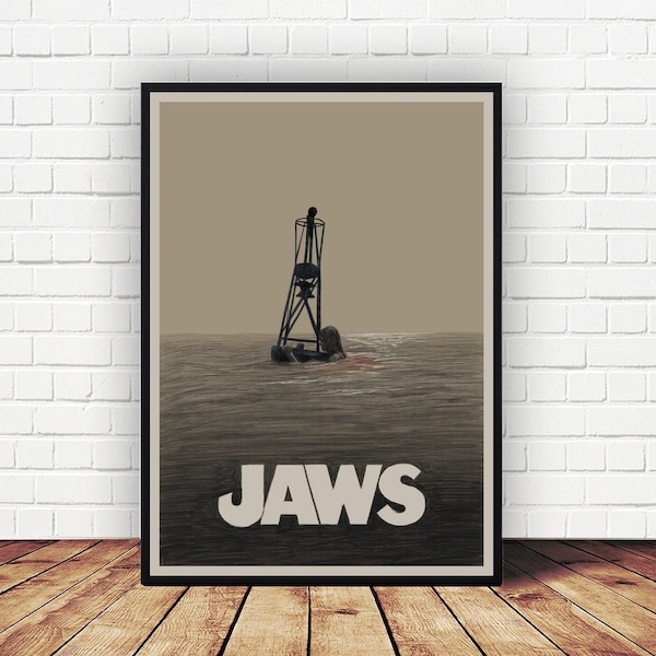 Jaws Poster - Etsy