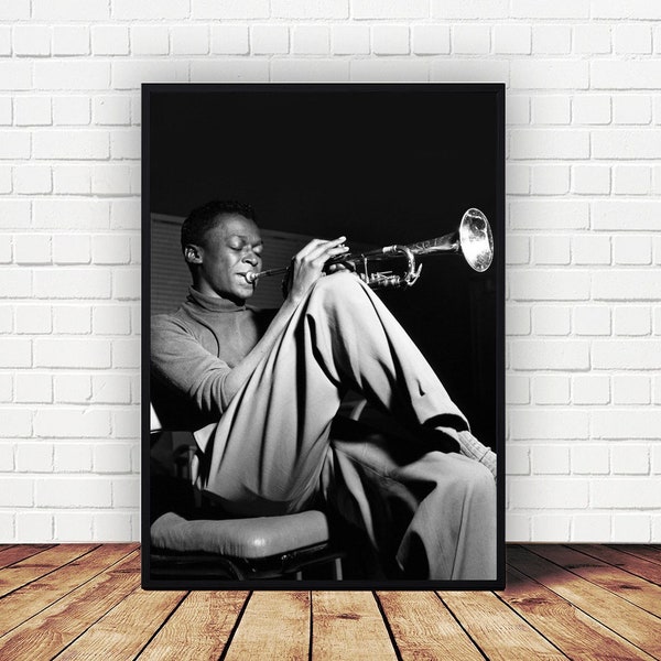 Miles Davis Poster - Etsy