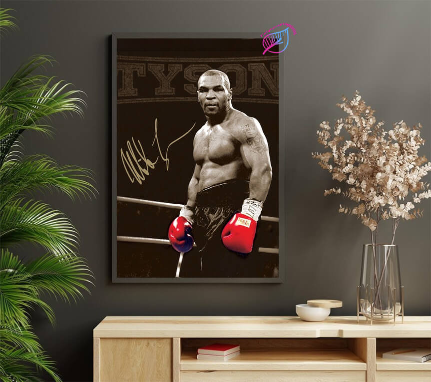 Póster Mike Tyson Leyenda Iron Mike Merch Vintage Regalo para Fan ...