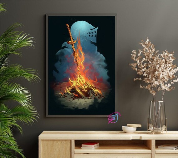 Dark Souls Bonfire Art