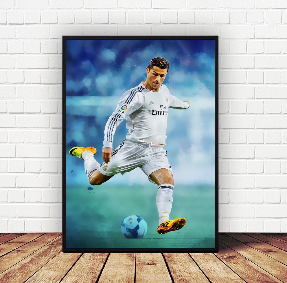 Cristiano Ronaldo CR7 Poster Designed & Sold By BluBlu Studios