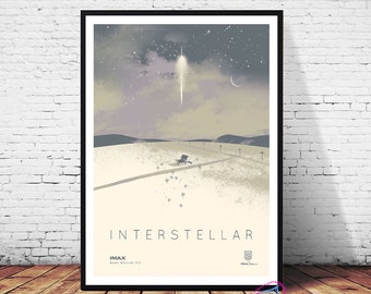 Interstellar Movie Poster Canvas Wall Art Home Decor no - Etsy