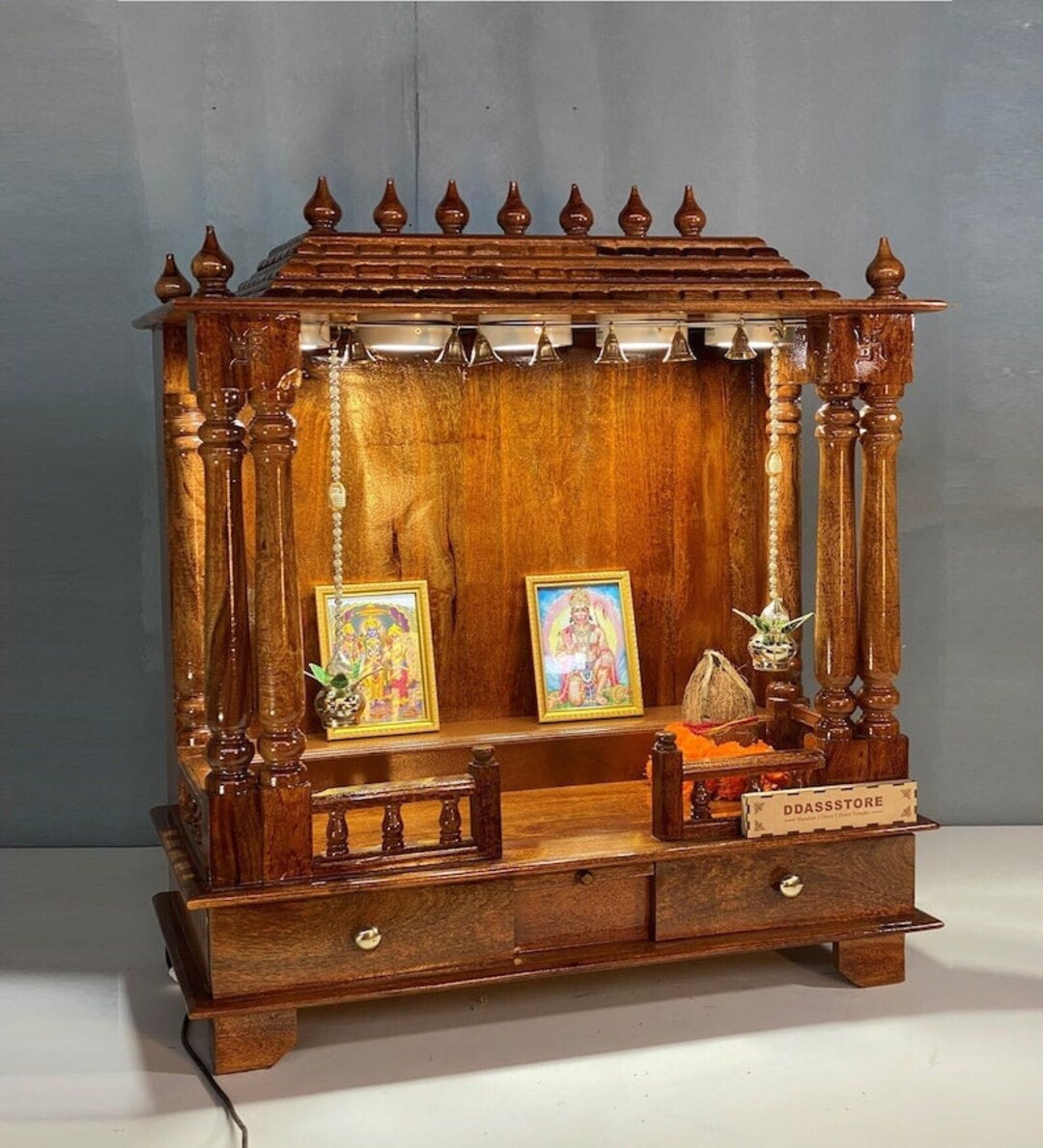 Wooden Temple New Gumbaj Hindu Mandir Temple for Home Temple With ...