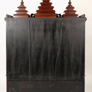 Wooden Temple 72" Large Solid Teakwood Hand Crafted Beautiful White ...