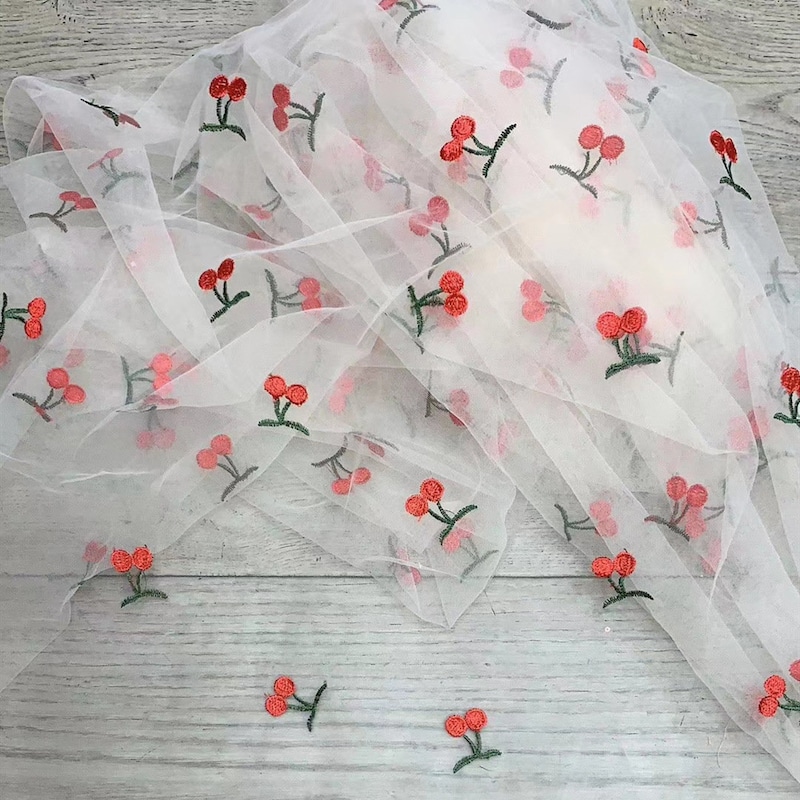 Cherry Fabric - Etsy