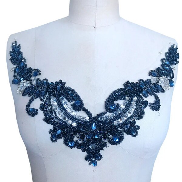 Navy Blue Appliques - Etsy