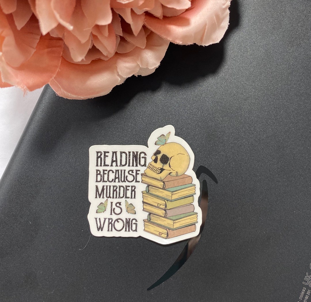 Murder is Wrong Sticker True Crime for Readers for - Etsy