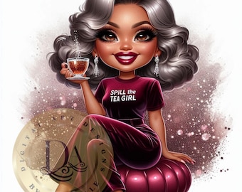 Tea Lovers Tea is Life Digital Download Tea and Convo Printable Print ...