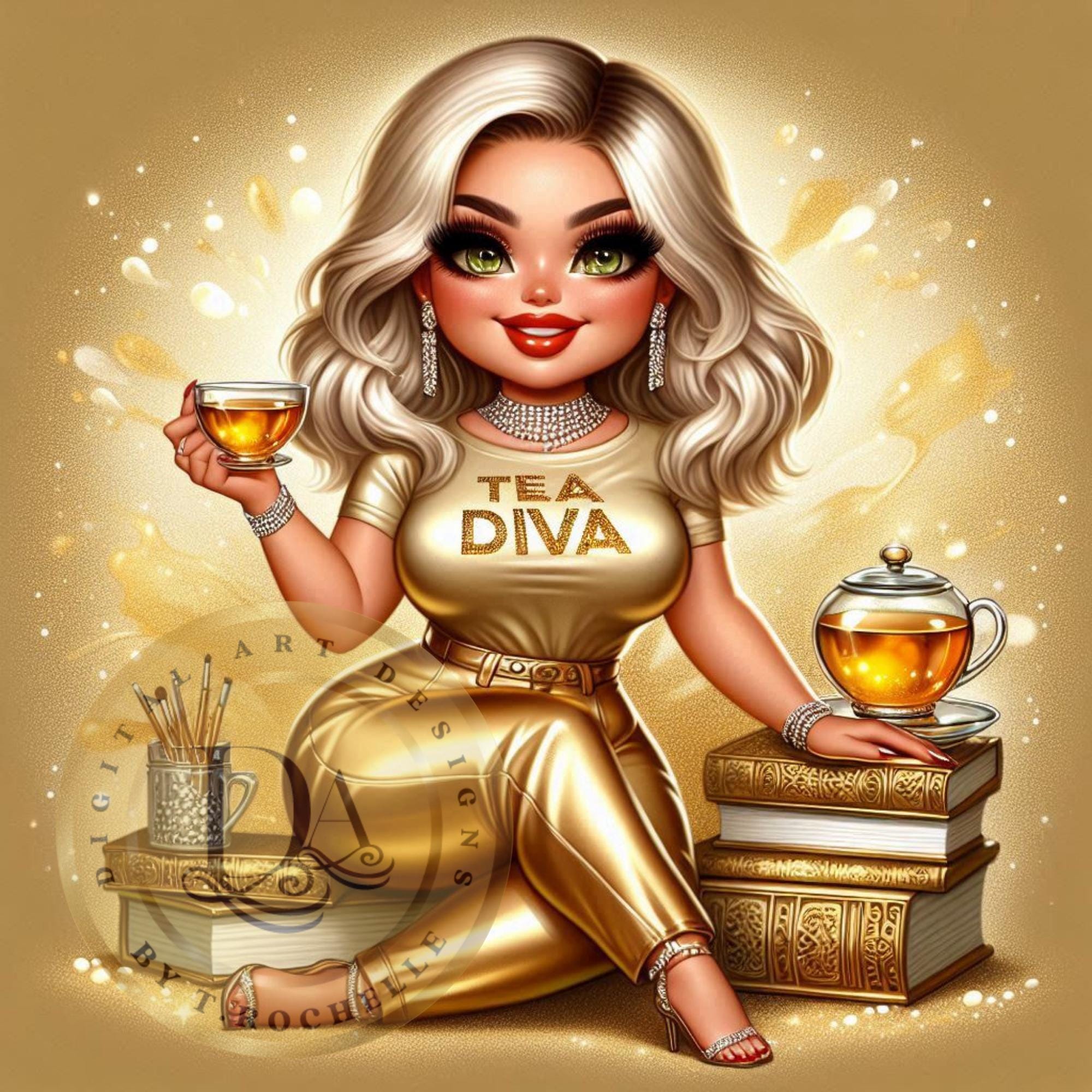 Tea Lovers Tea is Life Digital Download Tea and Convo Printable Print ...