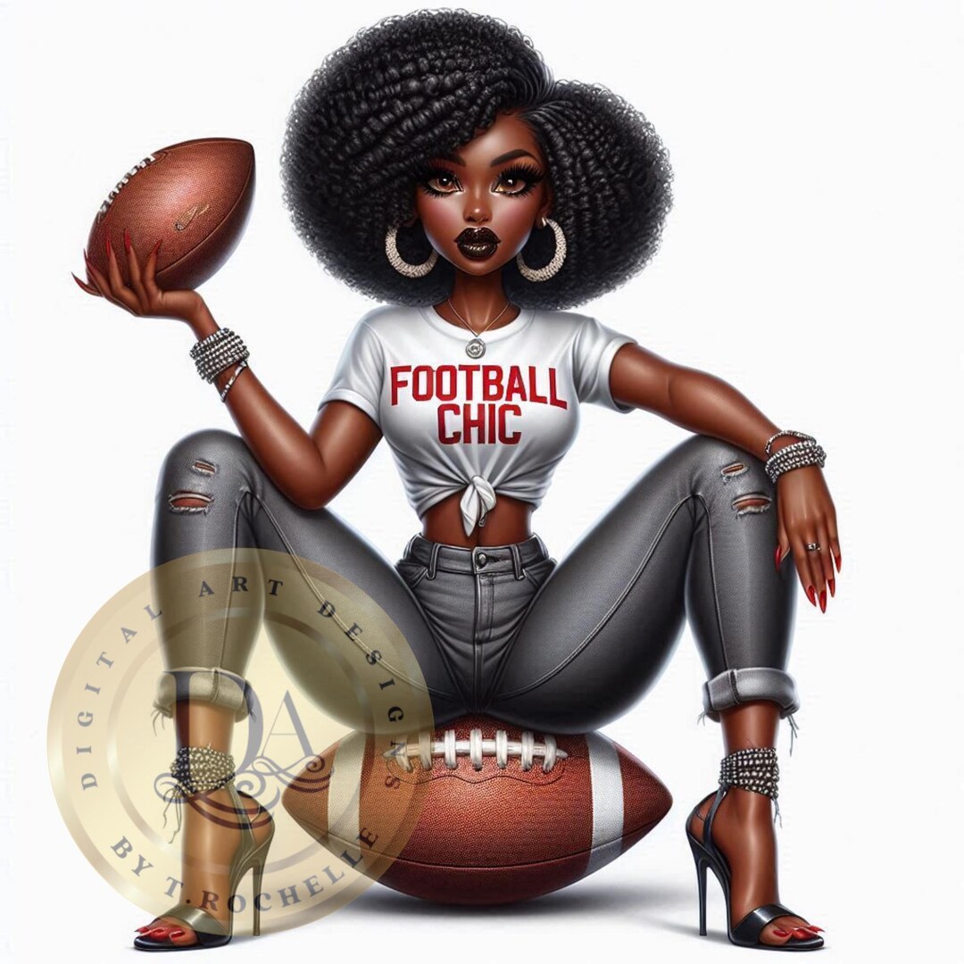 Football Chic PNG | Game Day Glam Graphic (digital Download) - Etsy