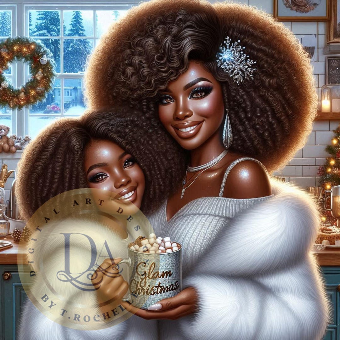 Christmas Mother and Daughter || Mom and Daughter || Printable ...