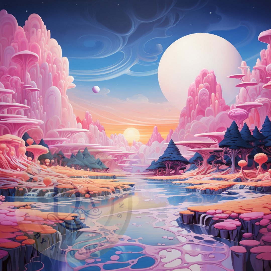 Dreamscape Background Digital Download Perfect for - Etsy