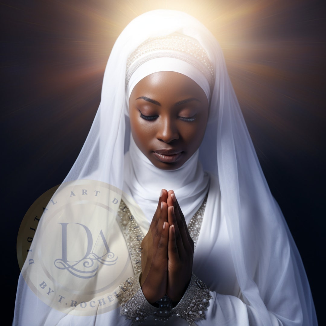 Woman of Prayer Faith Digital Download Spiritual Printable Print on ...