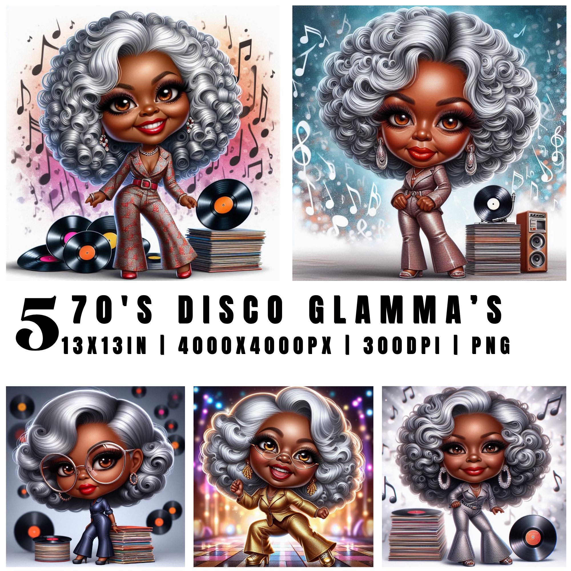 70's Disco Glamma’s || Groovy Grandma's Art || Wall Décor || Statement ...