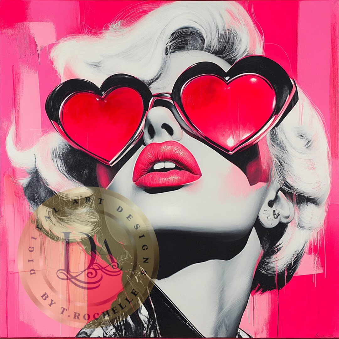 Valentines Day Woman Art PNG Valentine Decor Digital Download Gift for ...