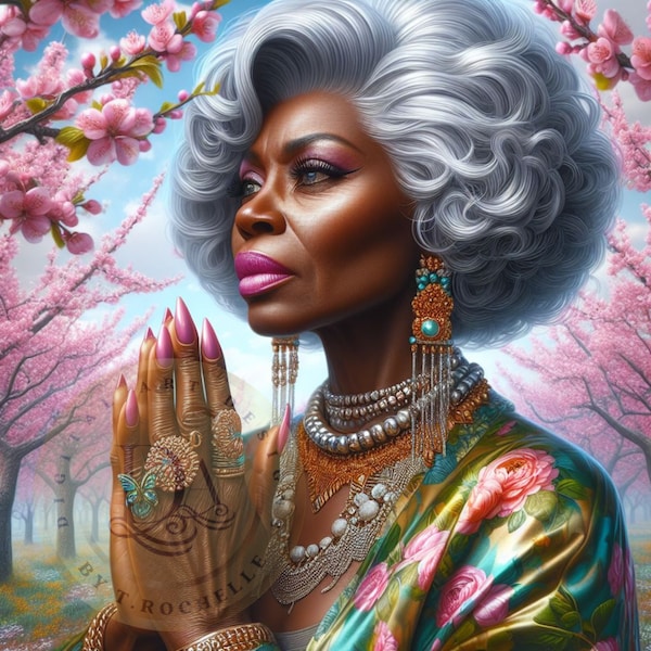 Woman of Prayer Faith Digital Download Spiritual Printable Print on ...