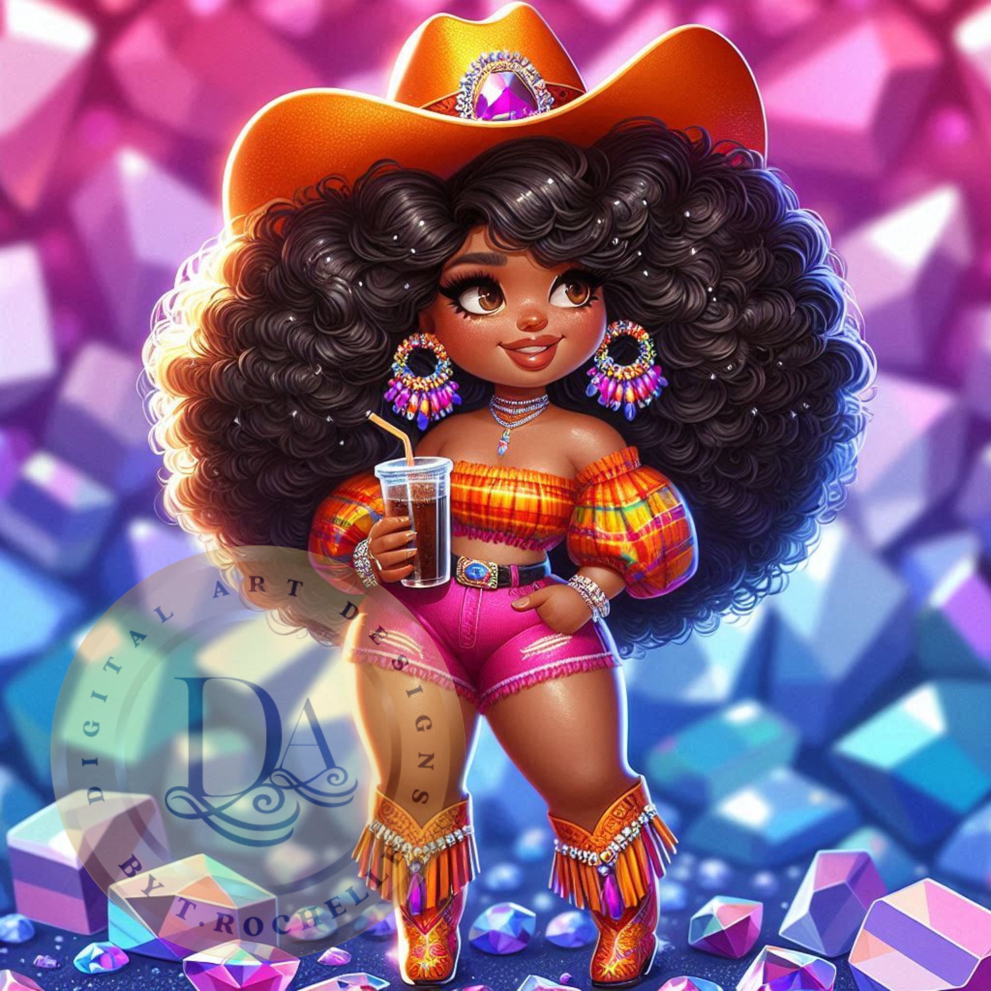 Cowgirl Glitz and Glam || Western Glamour || Digital Download || Chic Cowgirl || Printable ...