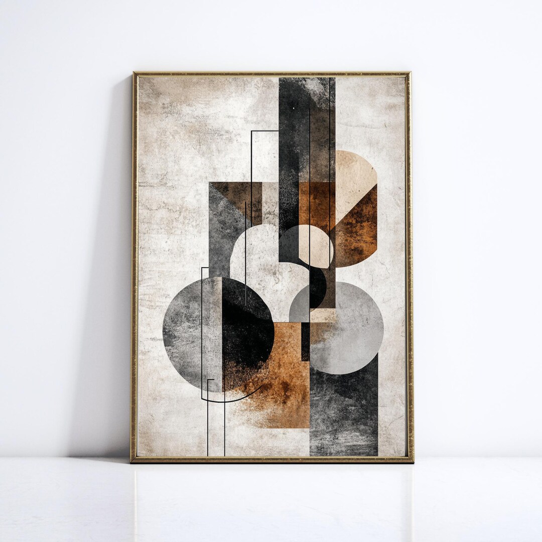 Harmonized Forms Wall Art | Abstract Geometry | 24x36 Digital Download ...