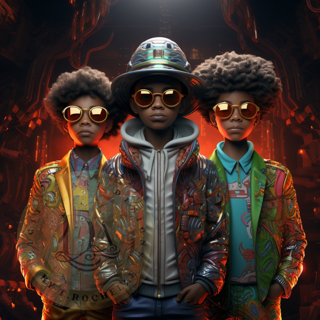 PNG Boys Graphics African American Boys Digital Download Perfect for ...