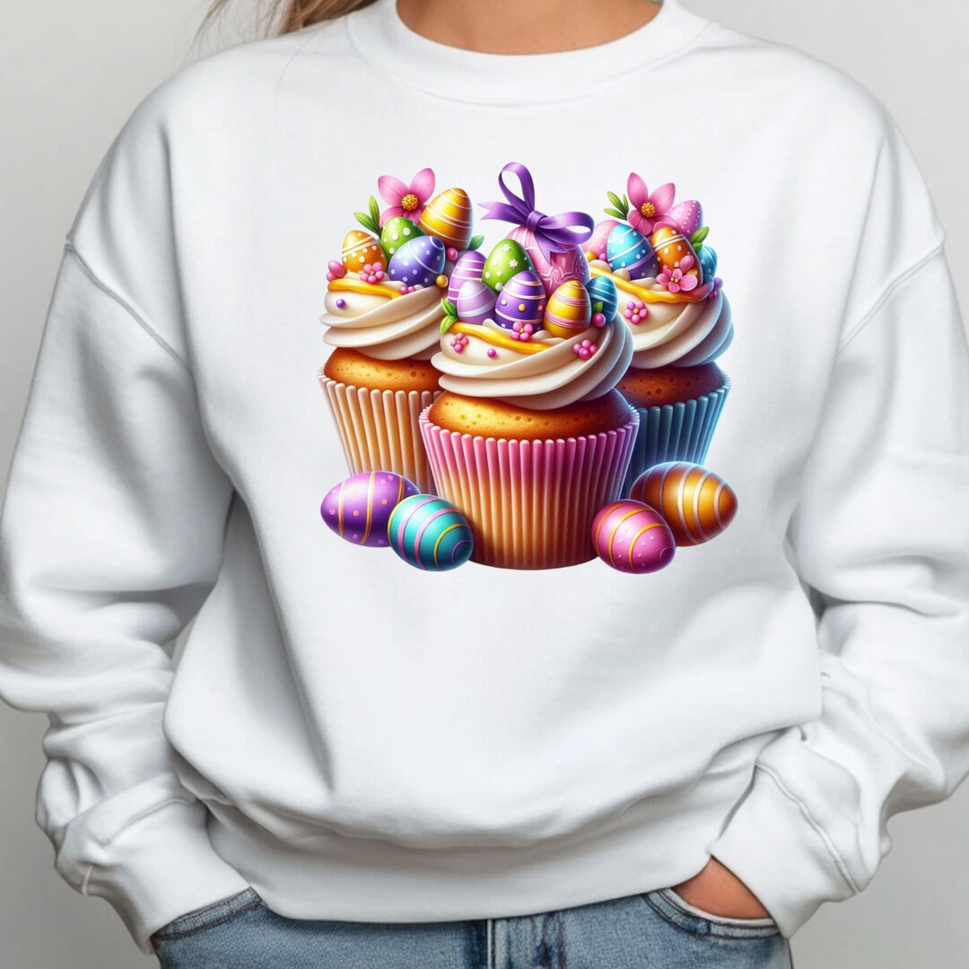 Easter Cupcakes Clipart PNG || Digital Download || Trendy Pastry Design ...