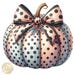 Polka Dot Pumpkin Clipart PNG Pumpkin Graphic T-shirt Design ...