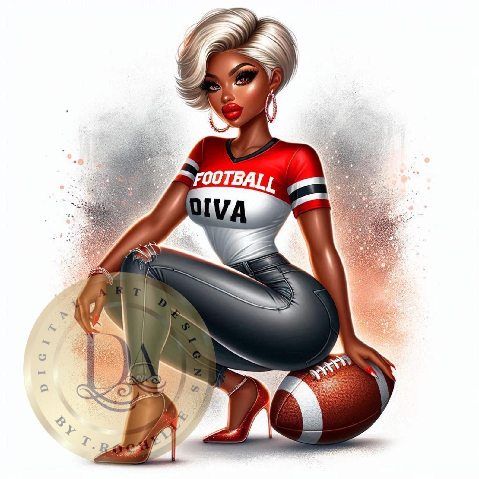 Football Diva PNG | Sporty Glam Digital Download - Etsy