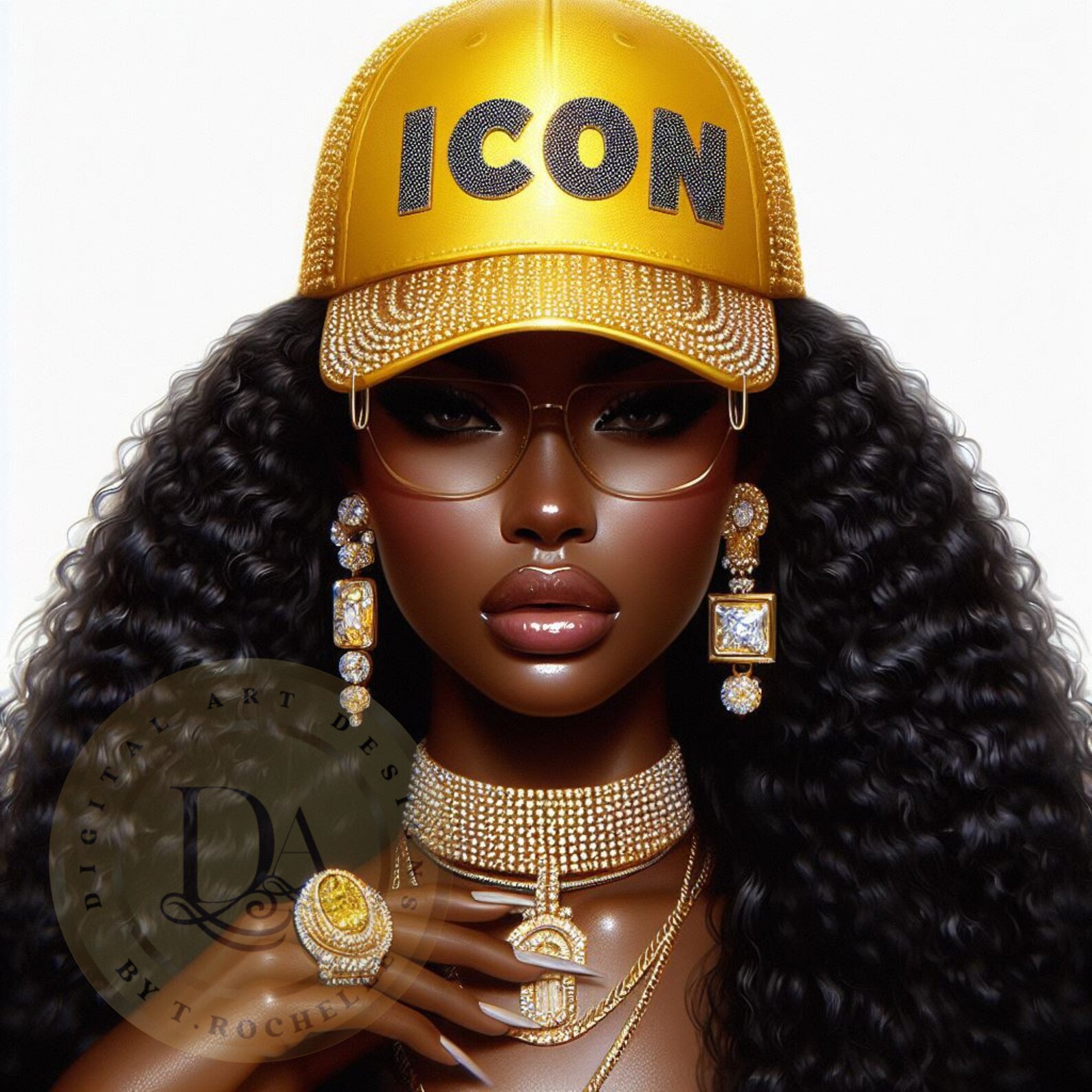 Stylish Icon Woman Fashionista Digital Download Beauty Printable Print ...