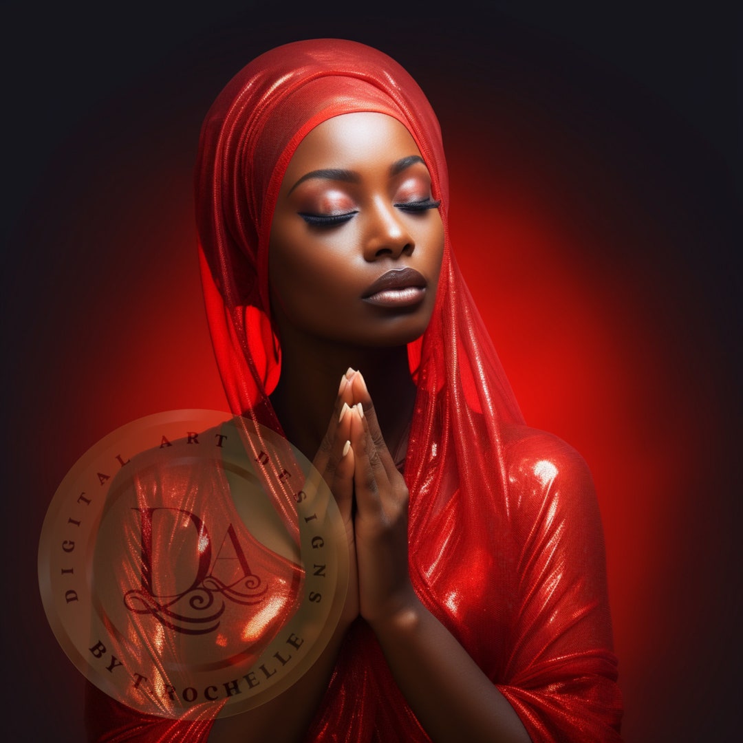 Woman of Prayer Faith Digital Download Spiritual Printable Print on ...