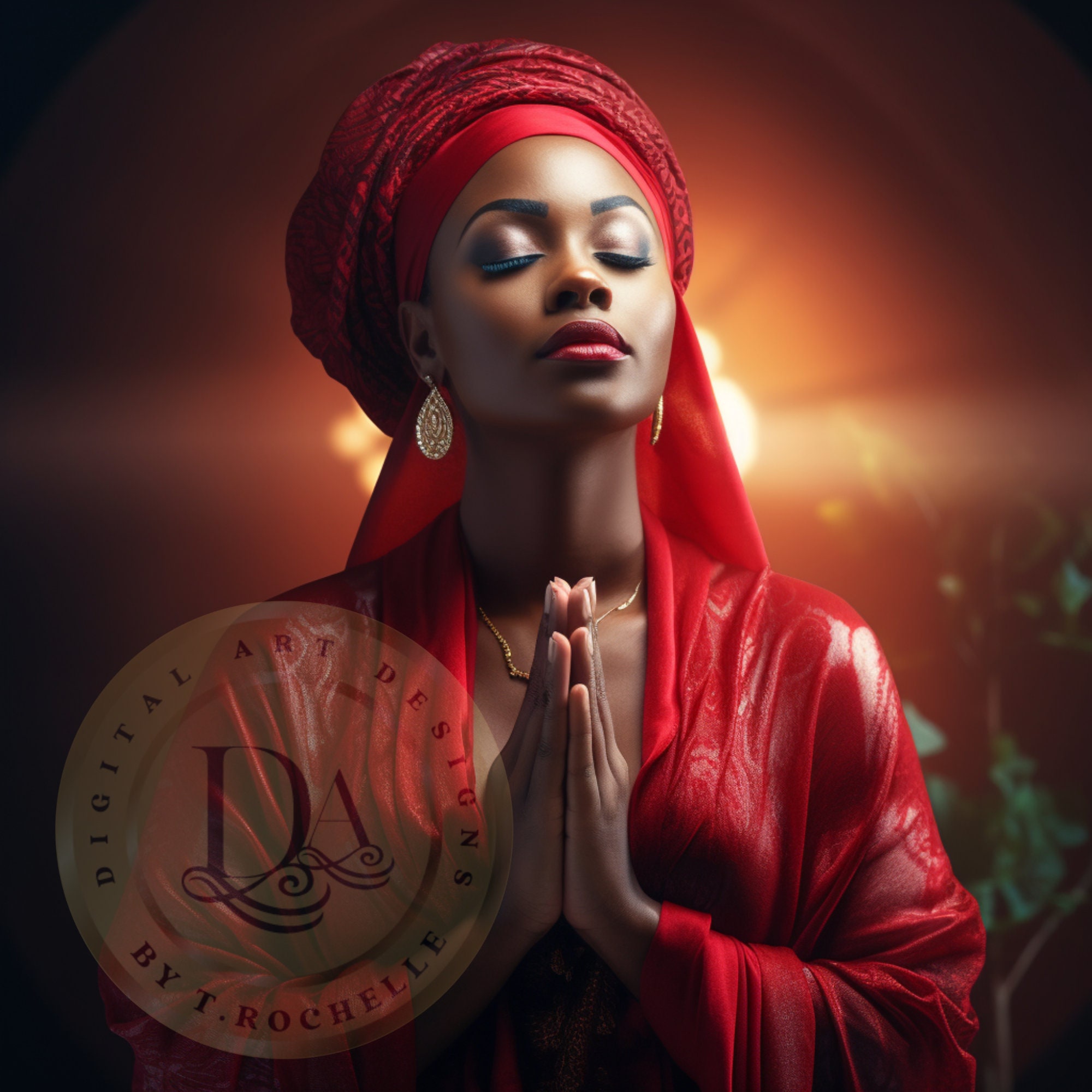 Woman of Prayer Faith Digital Download Spiritual Printable Print on ...