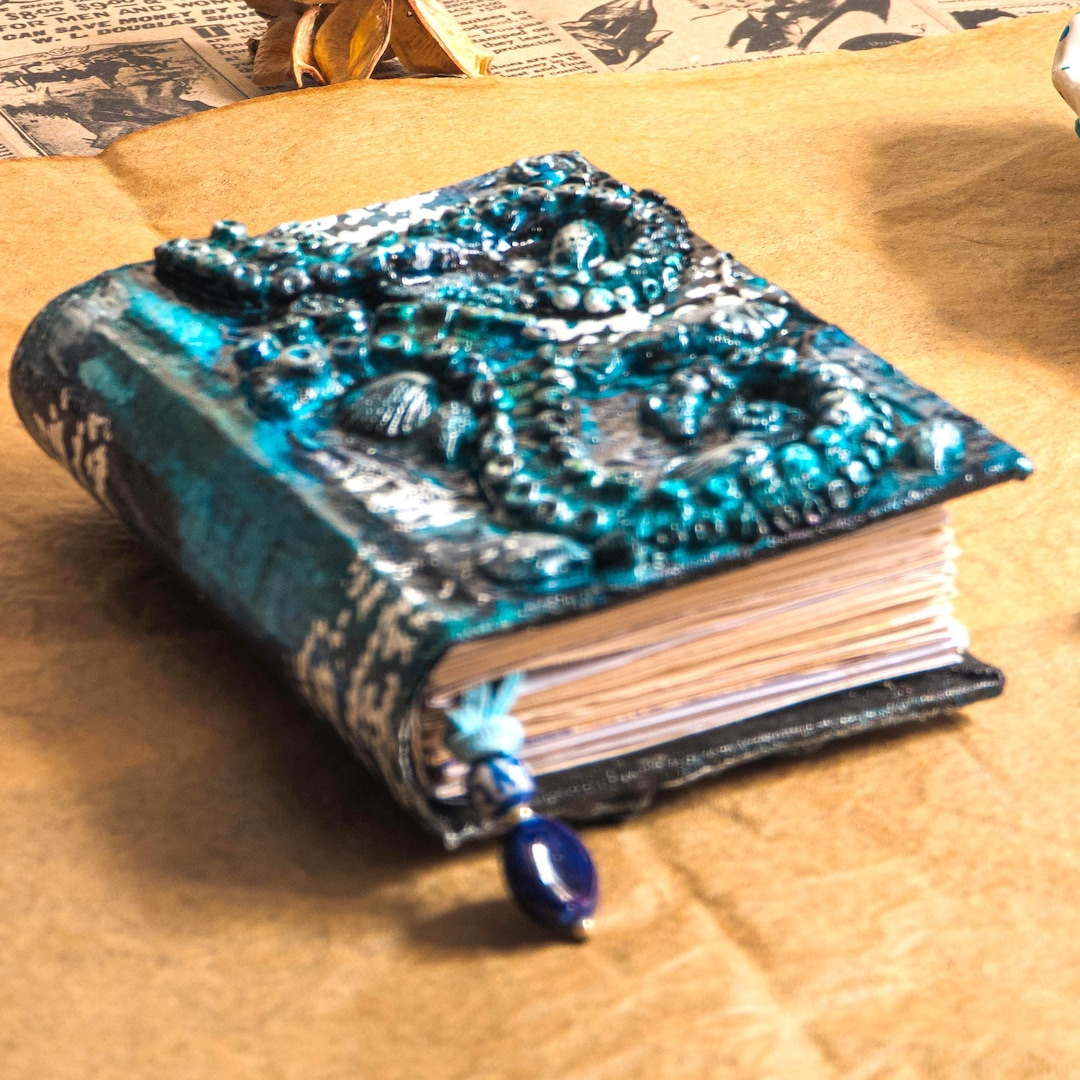 Handmade Sea Witch Spellbook: Octopus Tentacle Journal, Nautical ...