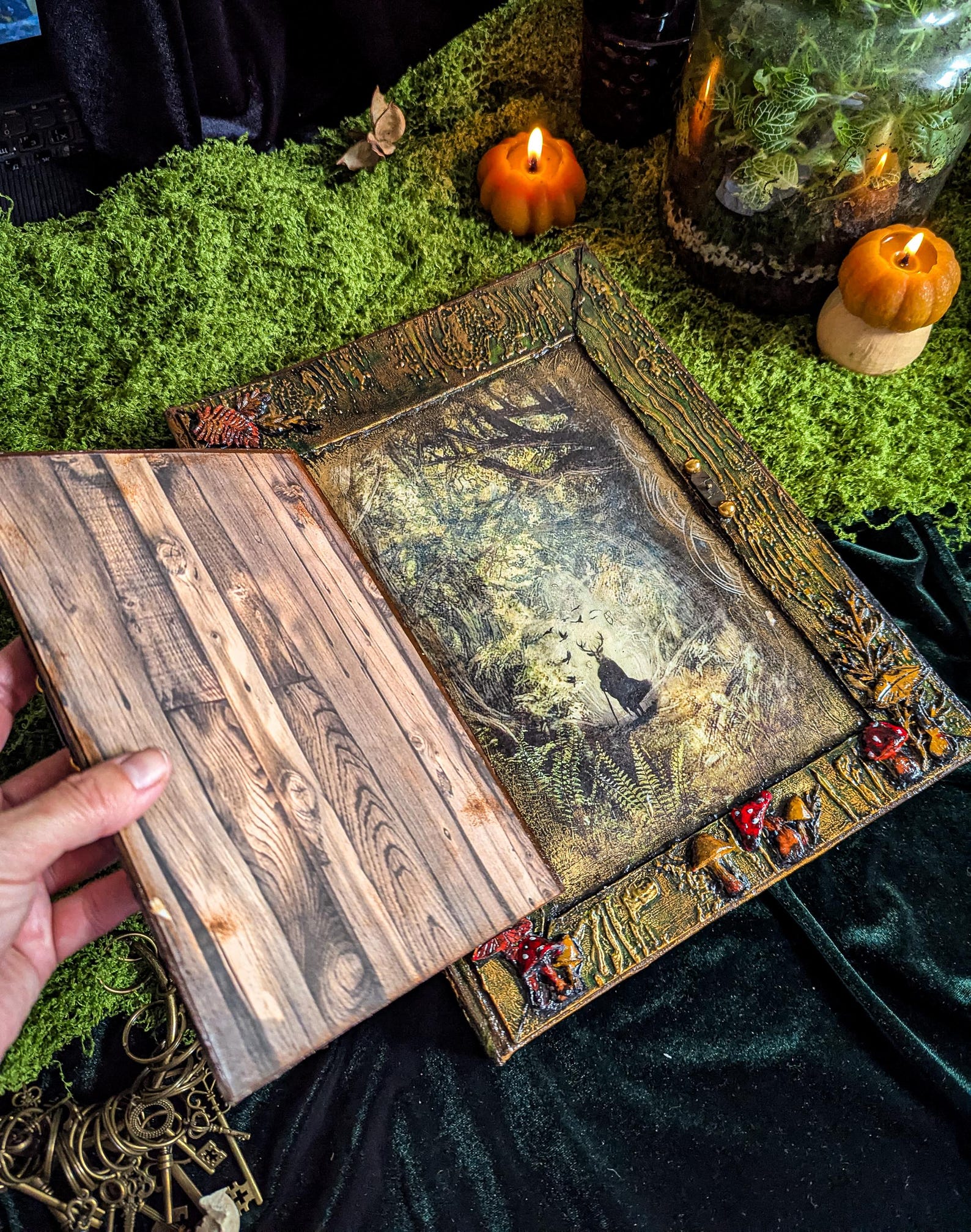 Cernunnos Grimoire: Handmade Horned Forest God Spellbook - Etsy