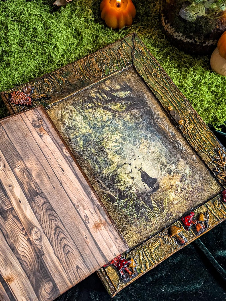Cernunnos Grimoire: Handmade Horned Forest God Spellbook - Etsy