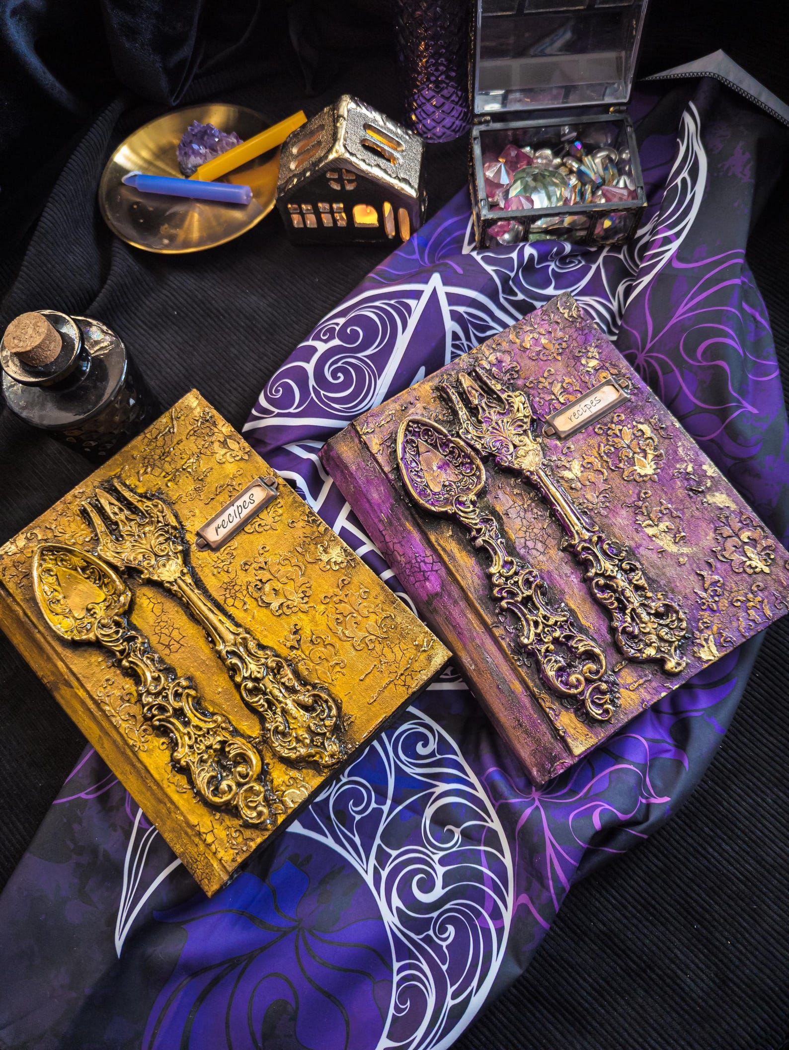 Kitchen Witch Potion & Spell Recipe Book, Witchy Journal for Cooking - Etsy