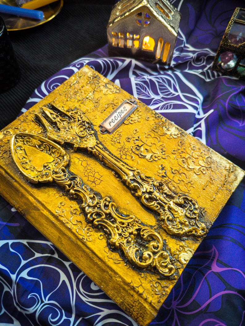 Kitchen Witch Potion & Spell Recipe Book, Witchy Journal for Cooking - Etsy
