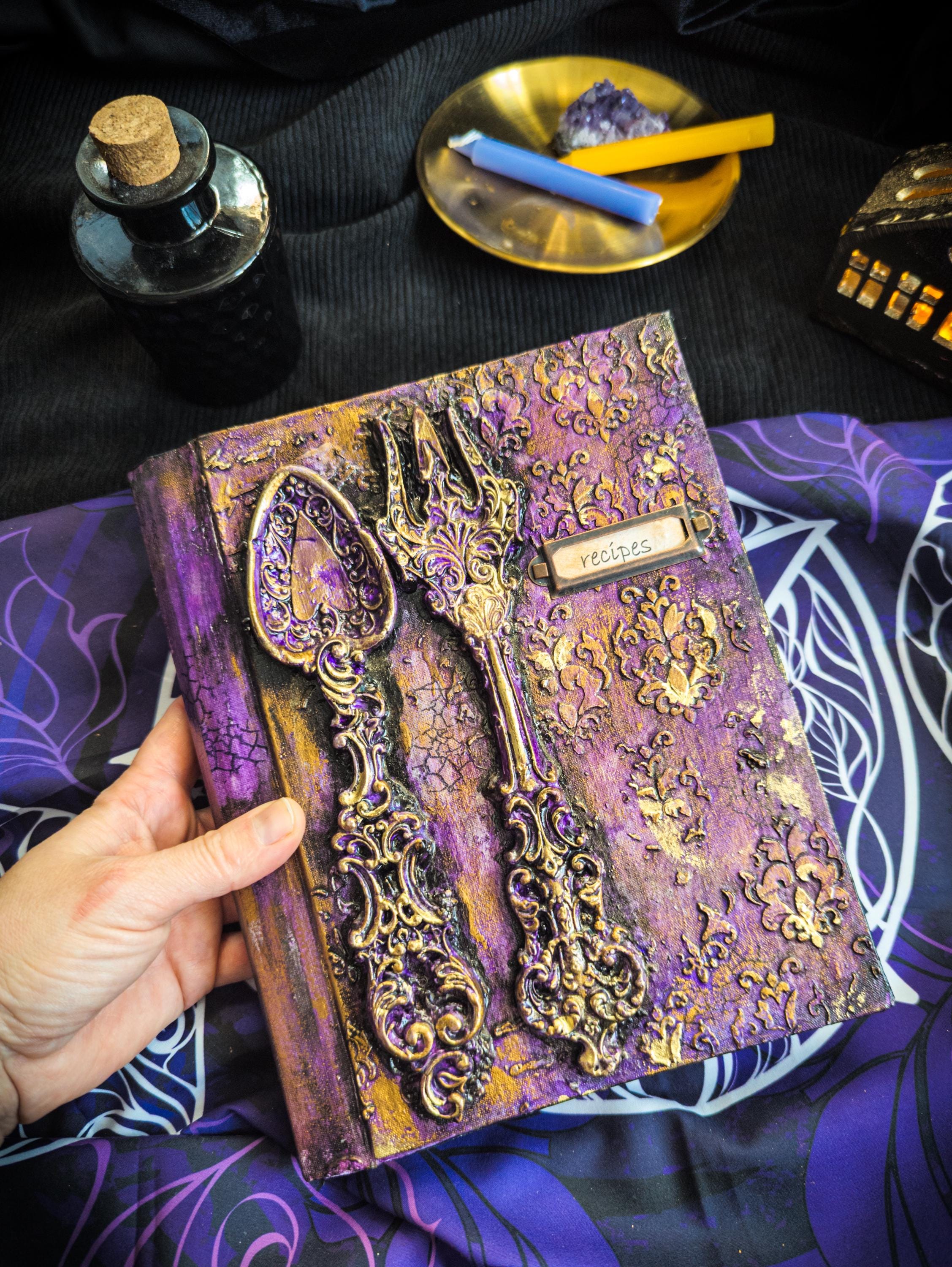 Kitchen Witch Potion & Spell Recipe Book, Witchy Journal for Cooking - Etsy