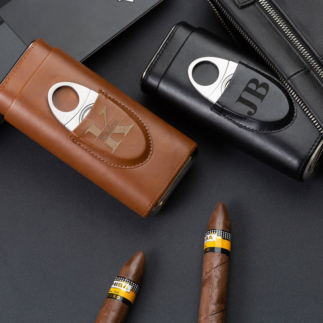 Personalized Cigar Travel Case Engraved Cigar Case,wedding Gift ...