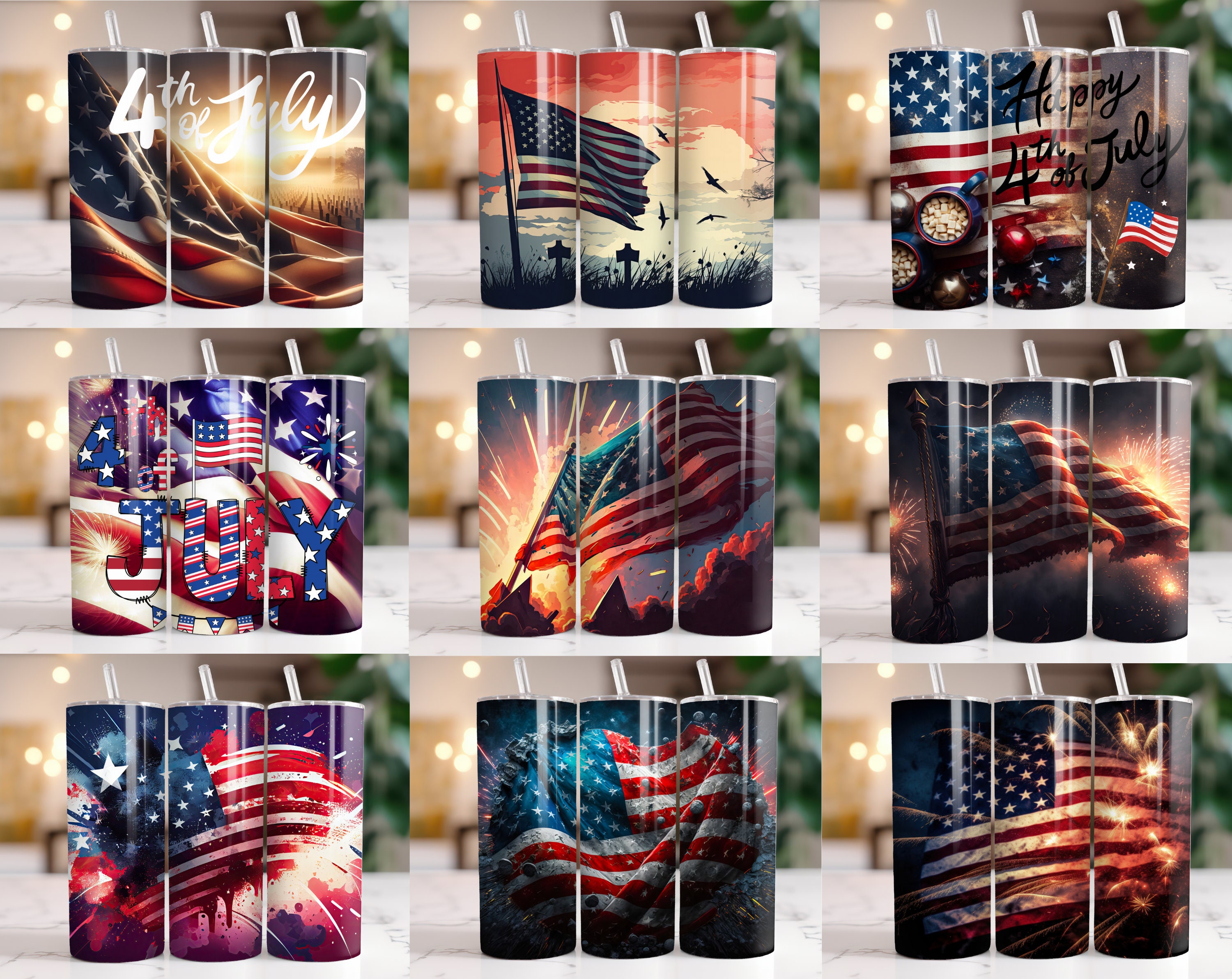 390+ Patriotic Tumbler Wrap Designs Bundle, Patriotism Tumbler ...