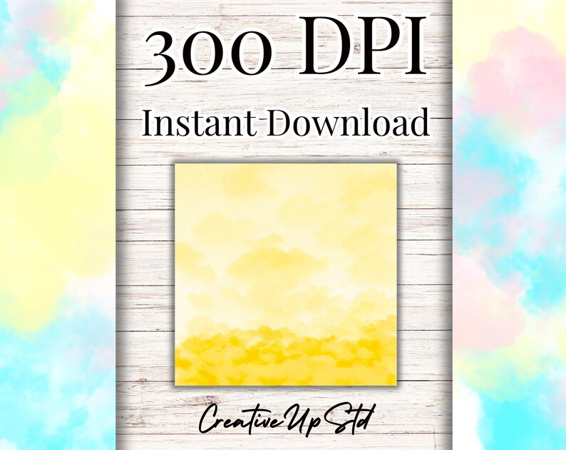 100 + Watercolor Ombre Digital Paper, Watercolor Background Textures ...